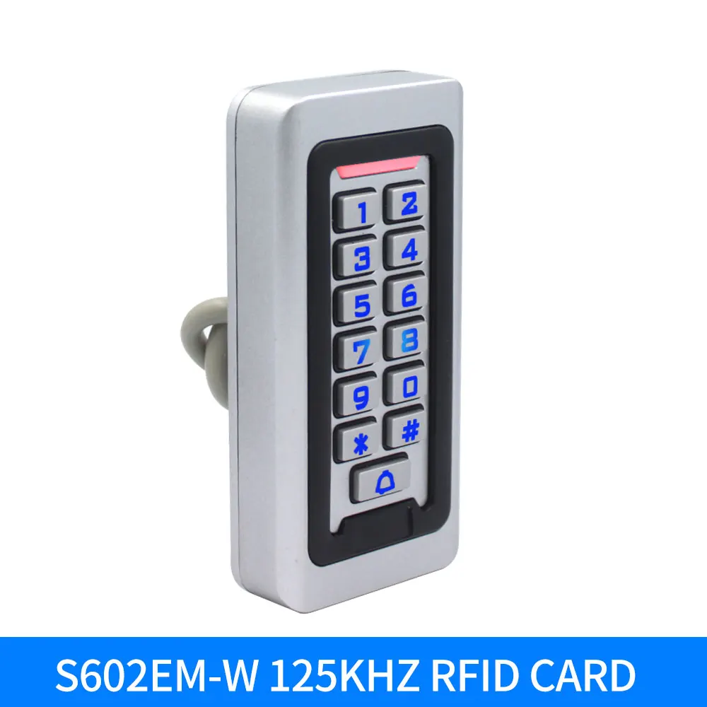 RFID Door Entry System Waterproof Access Control Keypad - Metal RFID ...