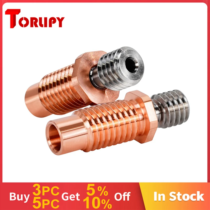 Torlipy New Hexagon Heatbreak Easy Tighten Install Bi-metal Throat For ...