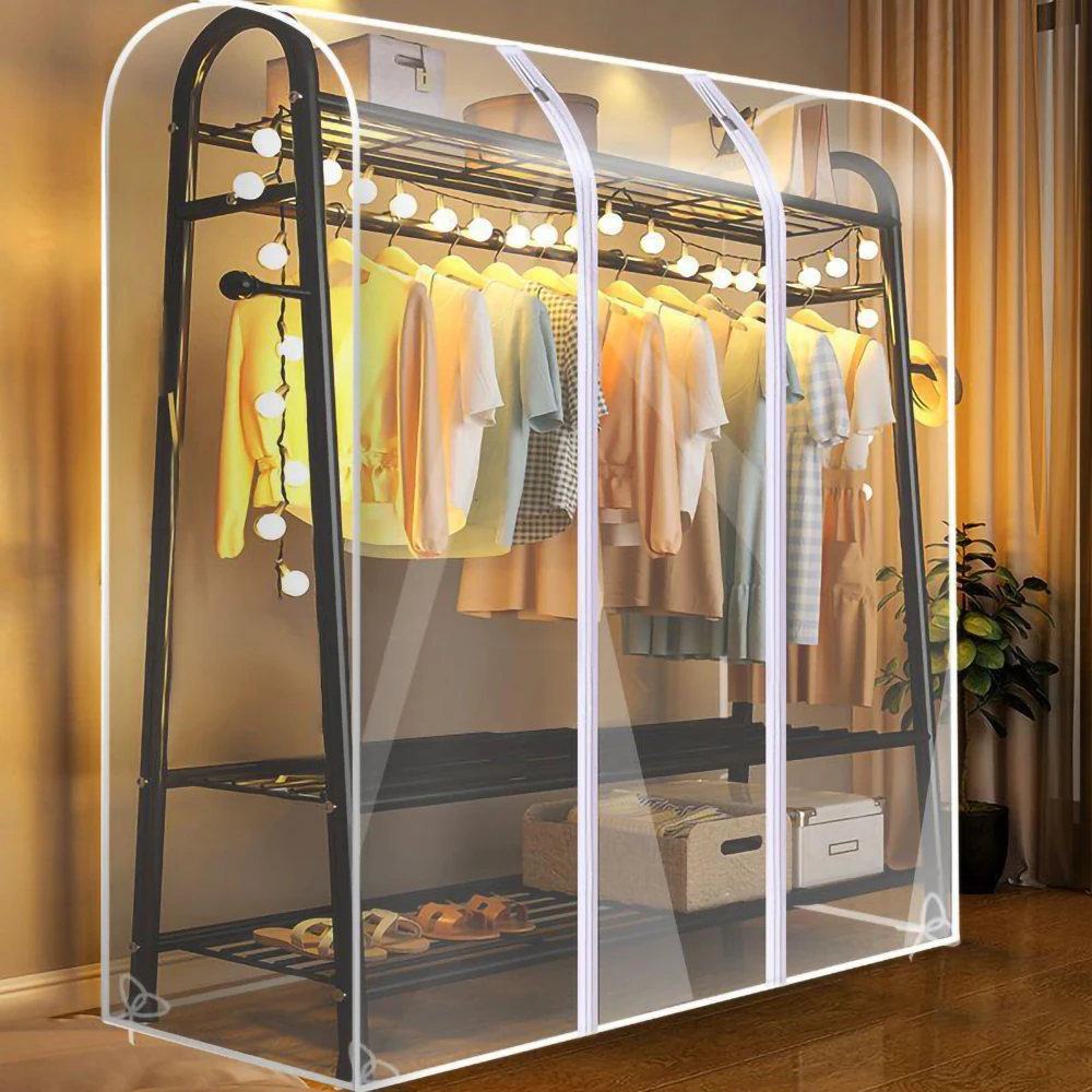 Jumbo-Clothes-Cover-with-zipper-Stereoscopic-Transparent-Garment-Outer ...