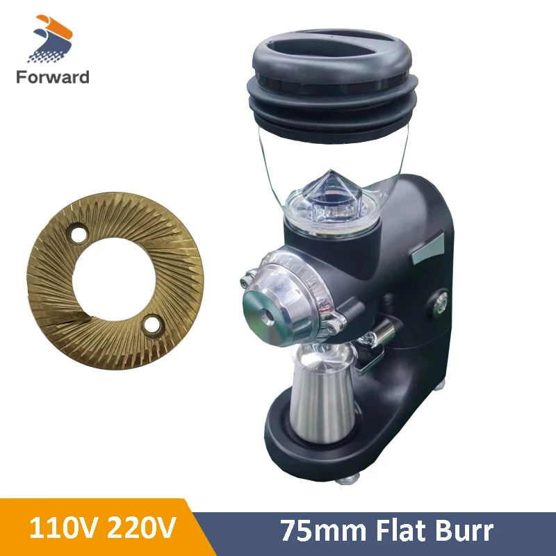 Air-Beating-Hopper-Automatic-Coffee-Grinder-Titanium-Alloy-75mm-Flat ...