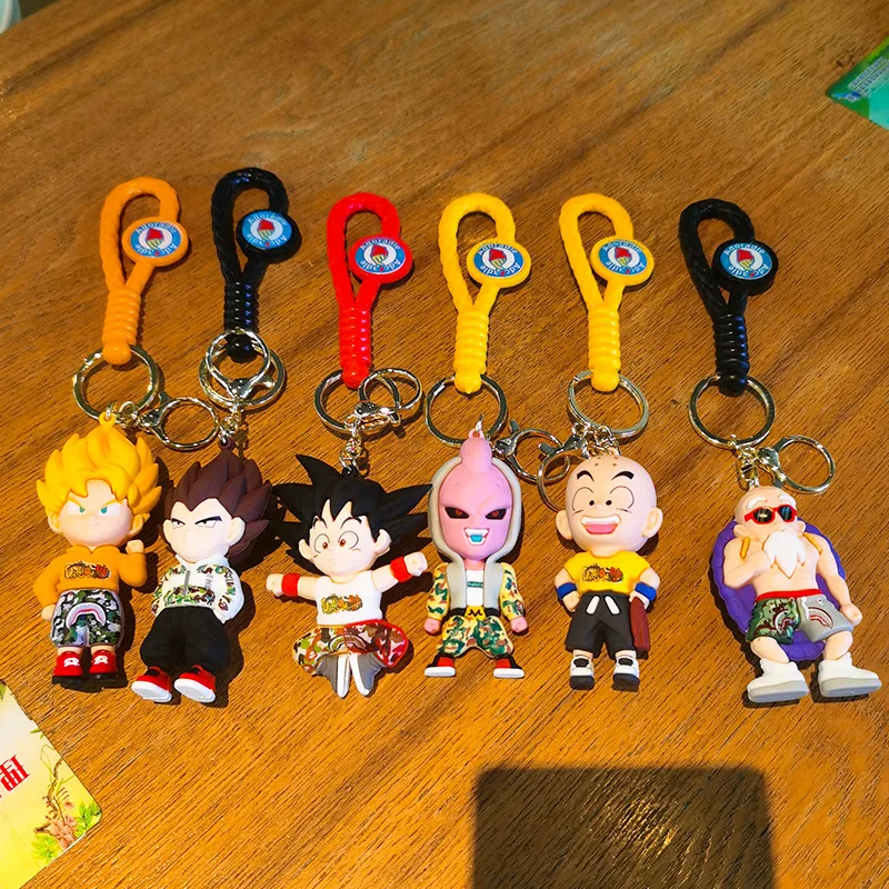 Anime-Dragon-Ball-Keychain-Fashion-Jewelry-Son-Goku-Gohan-Vegeta-Action ...