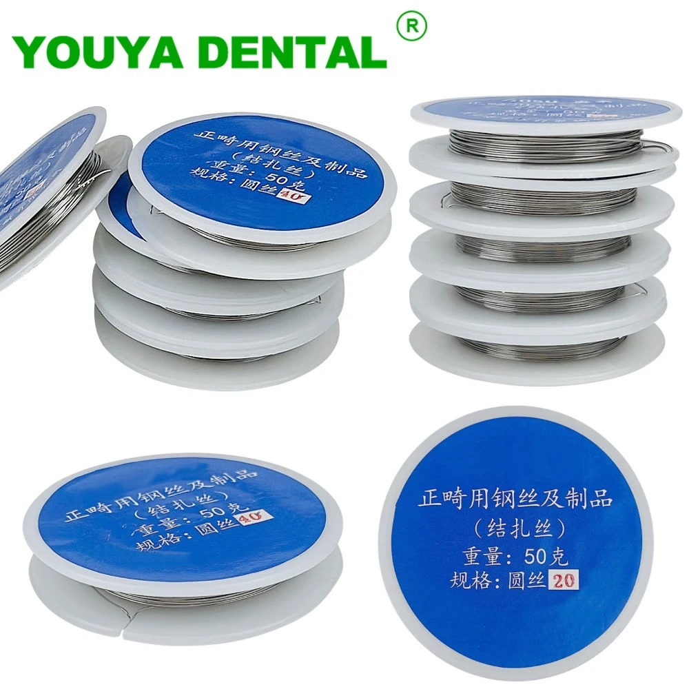 1 Roll Dental Stainless Steel Wire Orthodontic Braces Line Ligature ...