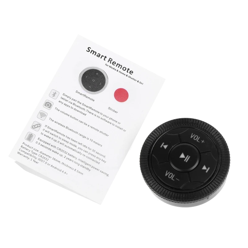 Car Steering Wheel Control Button Wireless Bluetooth compatible Media ...