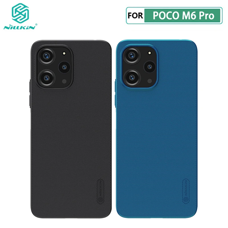 POCO-M6-Pro-Case-NILLKIN-Super-Frosted-Shield-Hard-PC-Back-Cover-For ...