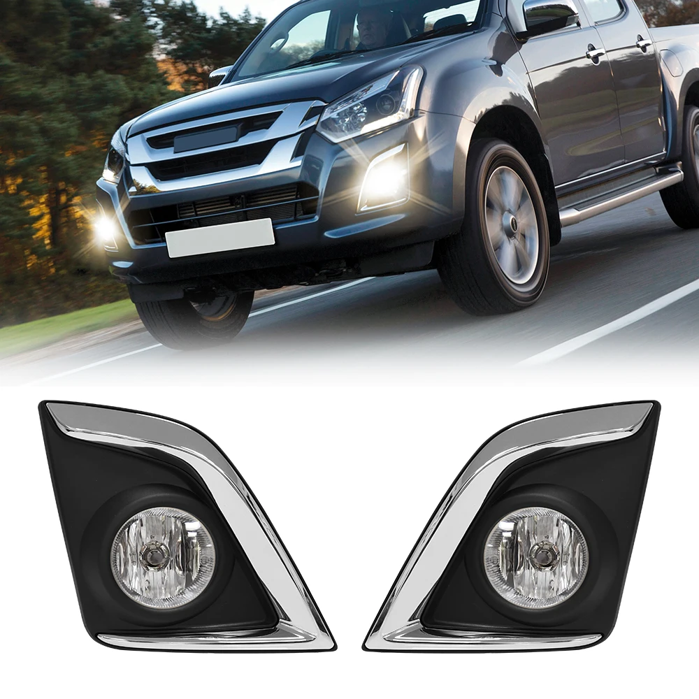 Led-Fog-Lamps-Foglight-For-ISUZU-D-MAX-2016-2017-2018-2019-Front-Bumper ...