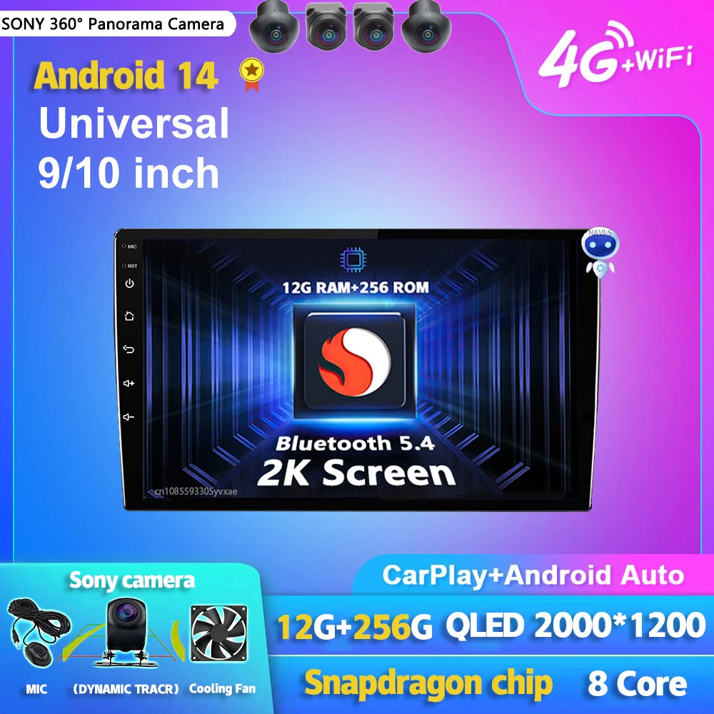 Android-14-Carplay-Car-Radio-Multimedia-For-Nissan-Kia-Honda-Toyota ...