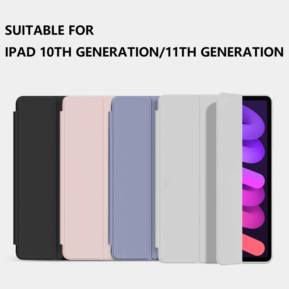 Case For iPad 11 2025 a16 11inch TPU Tri-Fold Magnetic Stand Tablet ...
