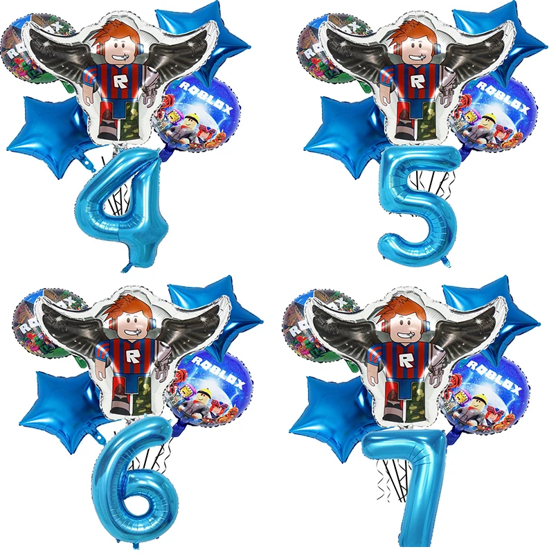 ROBLOX-Birthday-Balloons-Set-Number-Balloon-Suit-Foil-Ballon-Cartoon ...