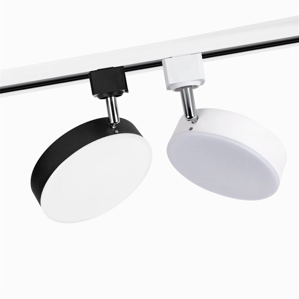 LED-Track-Light-Aluminum-12W-18W-24W-Round-Ceiling-Rail-Track-lighting ...
