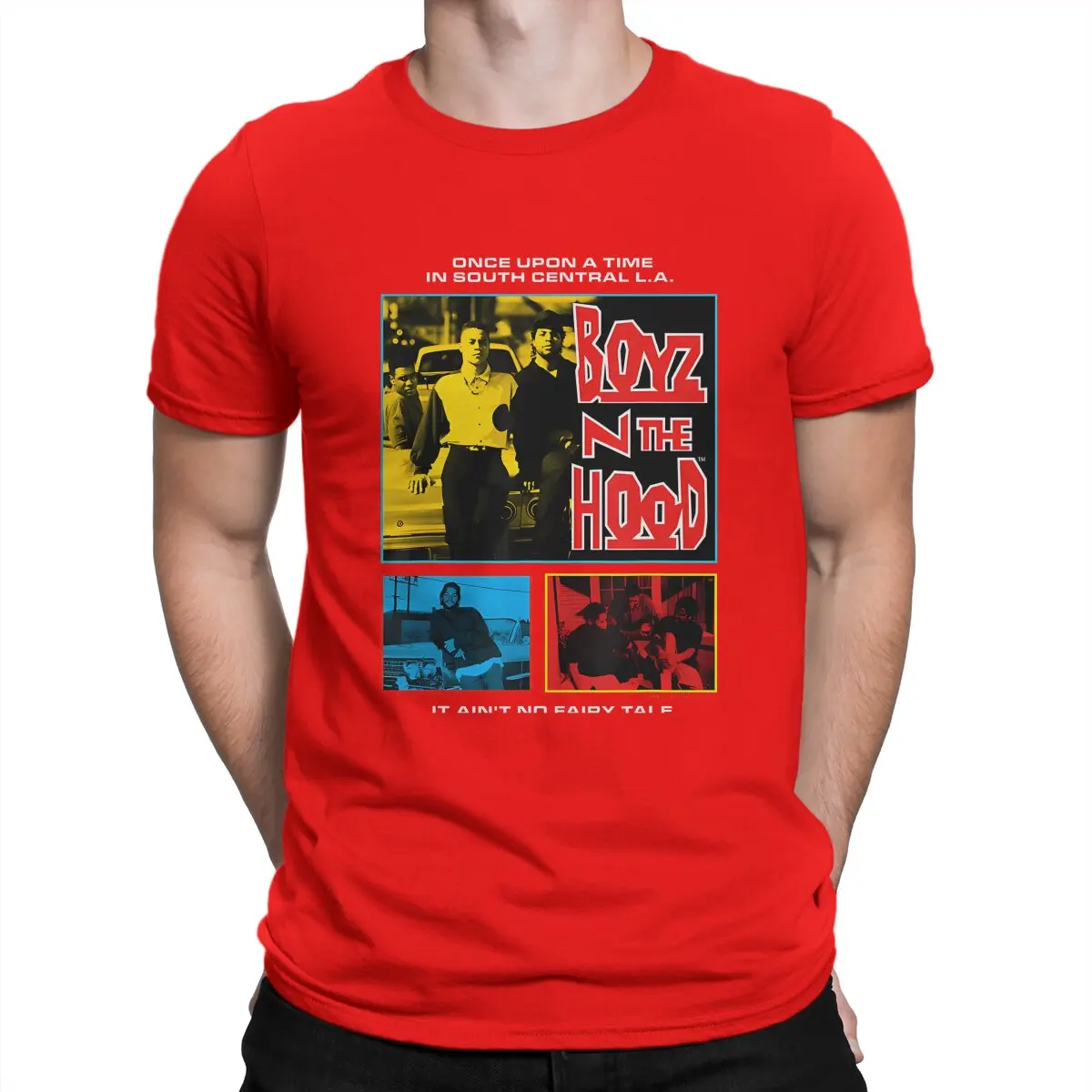 Vintage-Movie-T-Shirt-for-Men-Boyz-N-The-Hood-Vintage-100-Cotton-Tee ...