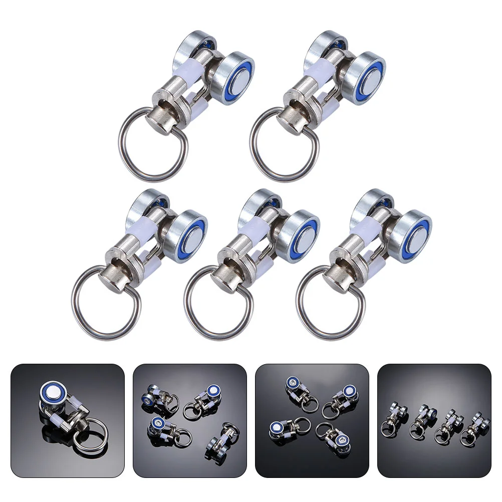 Curtain Track Roller Ceiling Pulley Gliders Silent Hooks Curtains Metal ...