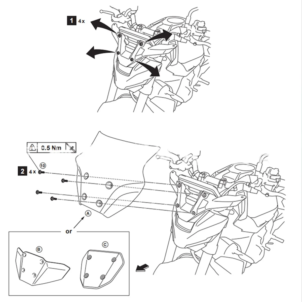 Windshield-for-MT-09-MT-09-Mt09-MT09-SP-Visor-Kit-Mt-09-2024-Motorcycle ...