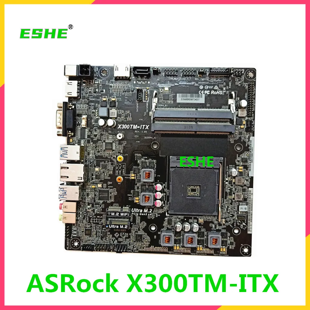 ASROCK/ASRock X300TM-ITX AMD X300 마더보드, Ruilong 미니 호스트, 올인원 머신, 4 세대 지원 ...
