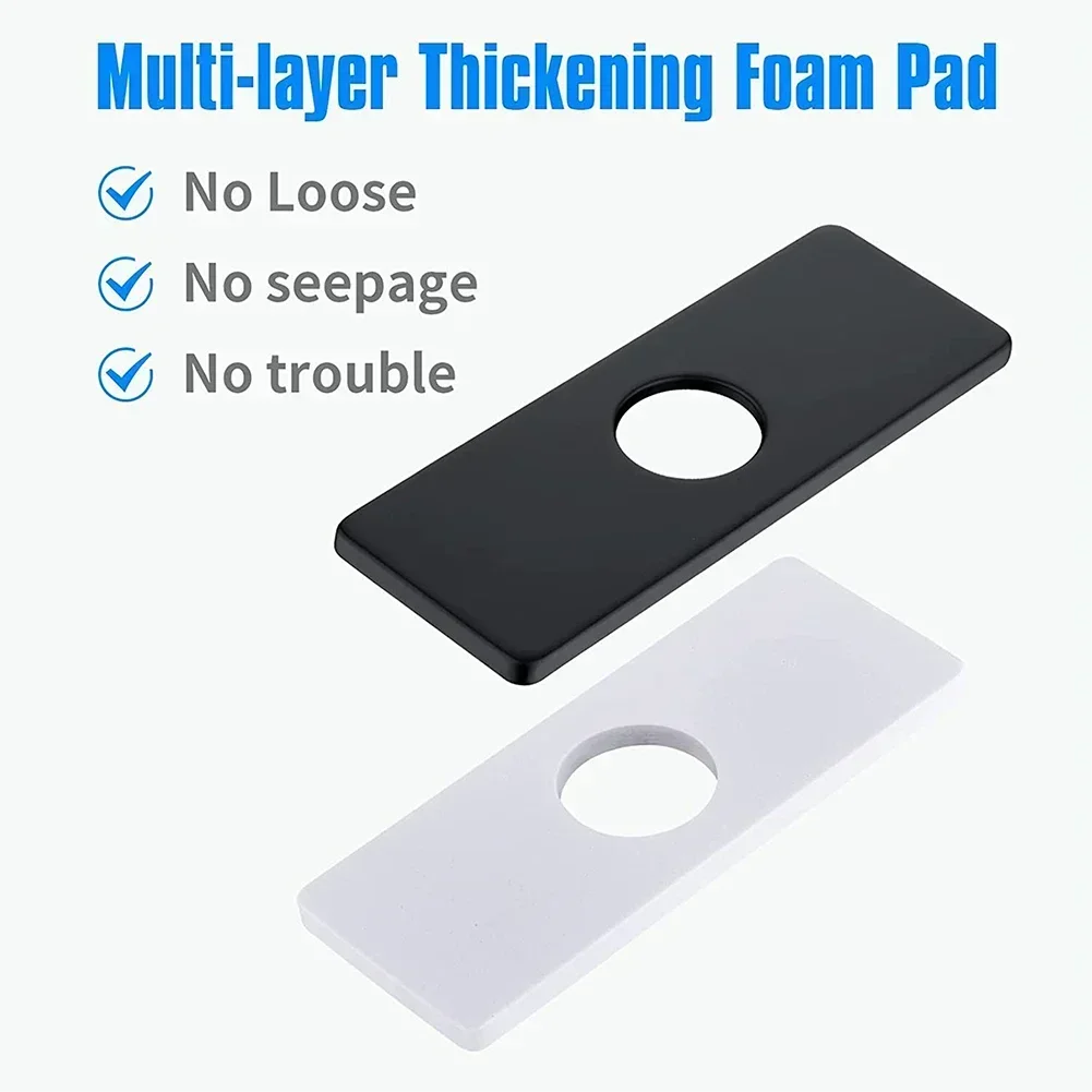1PC-Faucet-Plate-Hole-Tap-Cover-Deck-Plate-Stainless-Steel-Bathroom ...