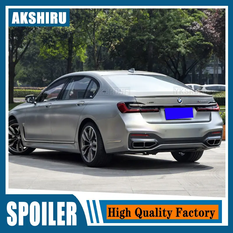 For BMW 7 Series G11 G12 730 740 750 Spoiler 2019 2020 2021 High Quality ABS Material V Style ...