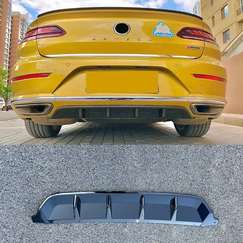 For-vw-Arteon-Spoiler-2018-2019-2020-Rear-Bumper-Surround-Lip-Spoiler ...