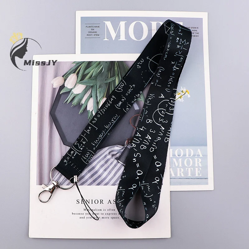 Advanced-Mathematical-Formula-Lanyards-Keychain-Holder-ID-Card-Pass ...