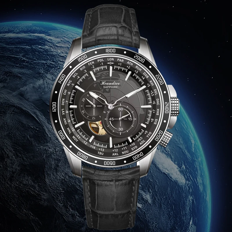 50M-Waterproof-World-Map-Man-s-Watch-GMT-Automatic-Mechanical-Clocks-3D ...