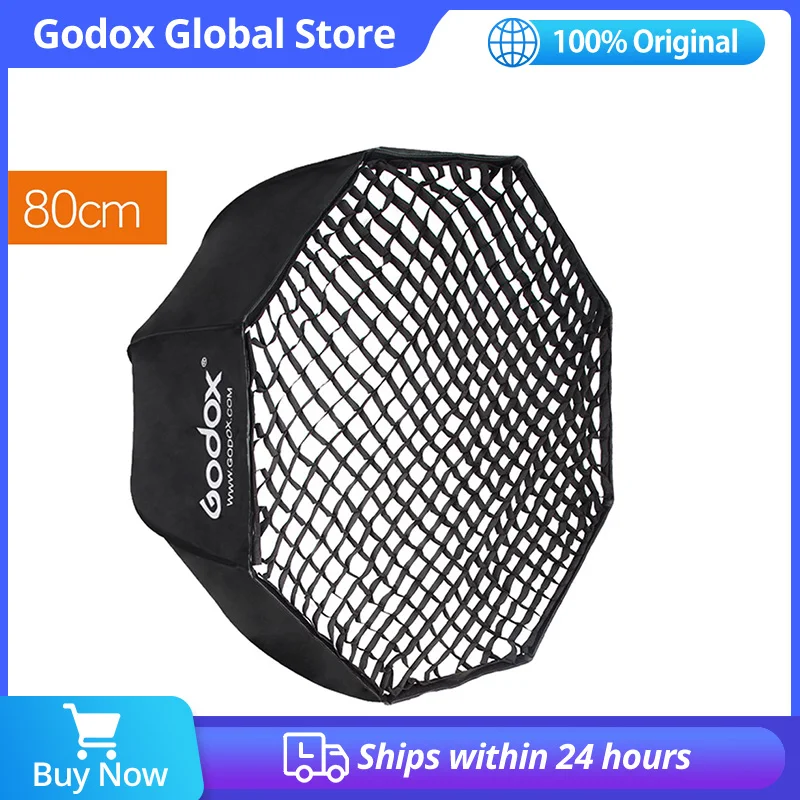 Godox Portable 80cm 32" Umbrella Octagon Softbox + Honeycomb Grid ...