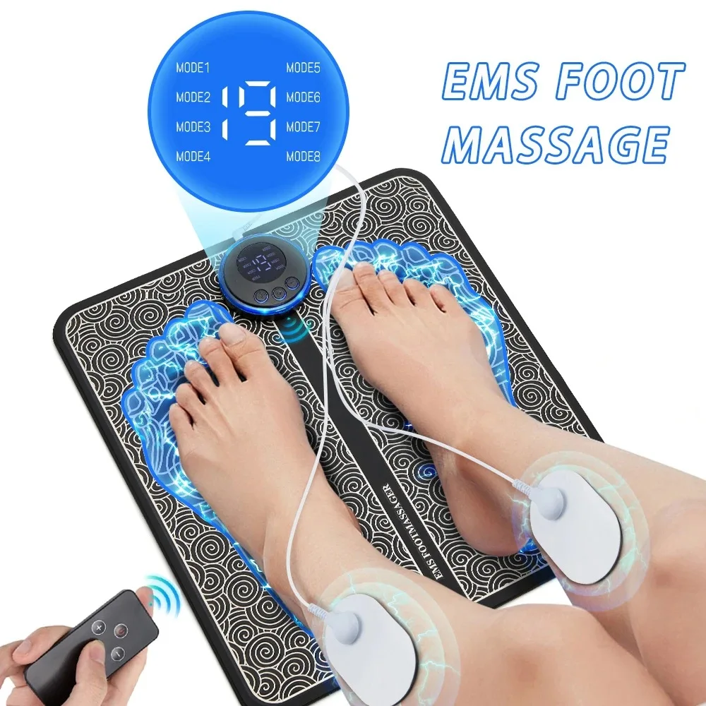 Foot-Massage-Mat-Massager-Feet-Ems-Calf-Electric-Tool-Device-Blood ...
