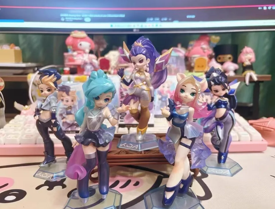 Popmart-Lol-juego-caja-ciega-de-juguete-K-Da-All-Out-Girl-Group-Series ...