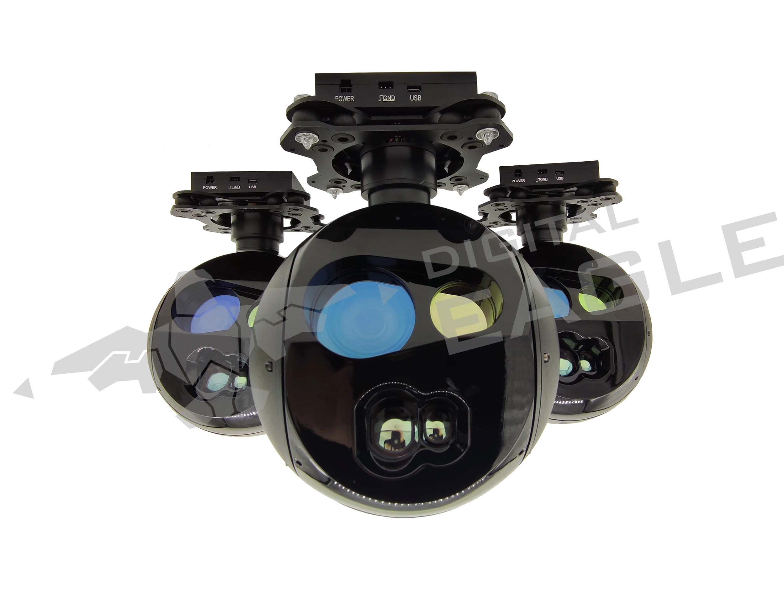 YPO-20 Digital Eagle EO/IR/LRF Thermal Drone UAV Camera with Range ...