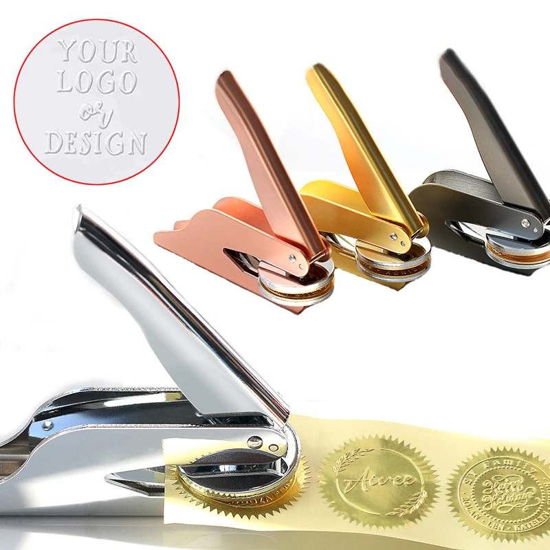 Embosser Stamp Customized Logo Personalized Printing Office Business ...
