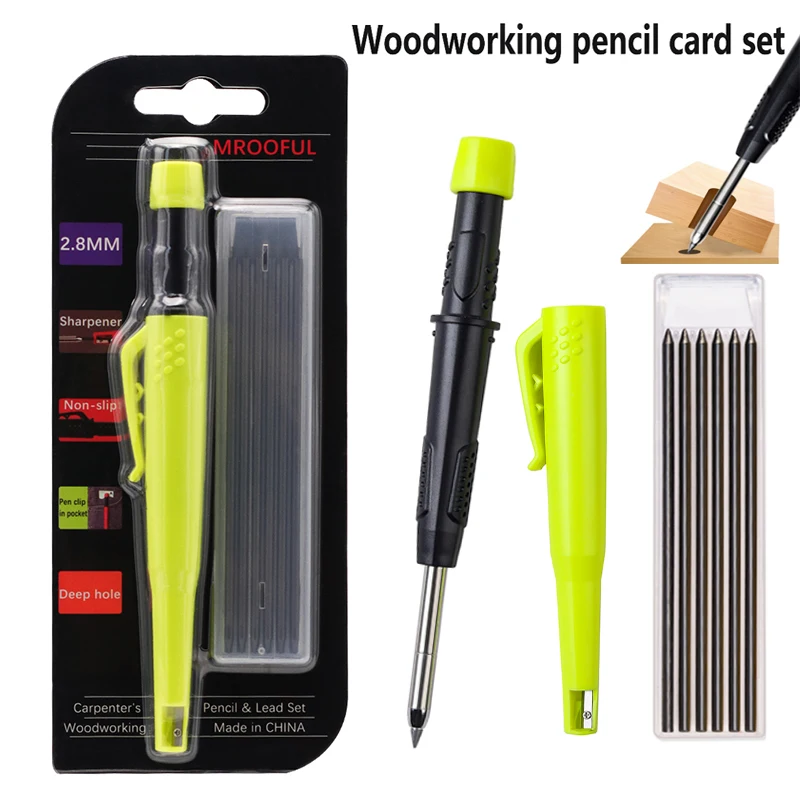 PrecisionMark Pencil Card Set for Woodworking – Depth Marking & Drawing ...