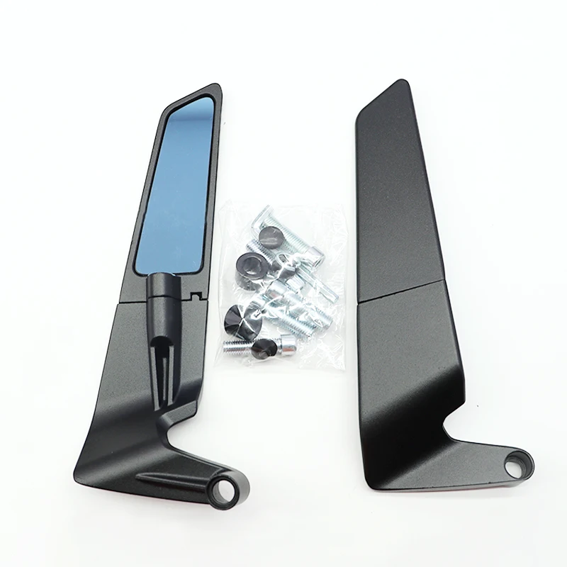 Motorcycle Accessories Mirrors Stealth Winglets Mirror To Rotate ...
