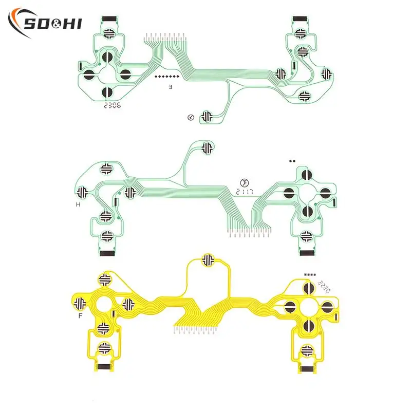 JDM-020 de JDM-030 JDM-040 para controlador Ps4, película conductora ...