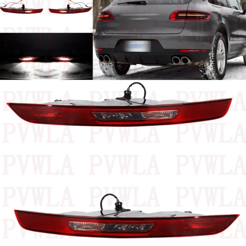 Pair-For-Porsche-Macan-2015-2016-2017-2018-2019-Left-Right-LED-Rear ...