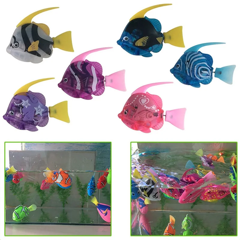 Creative Electronic Swimming Fish Electric Induction Fish Water Toys ...