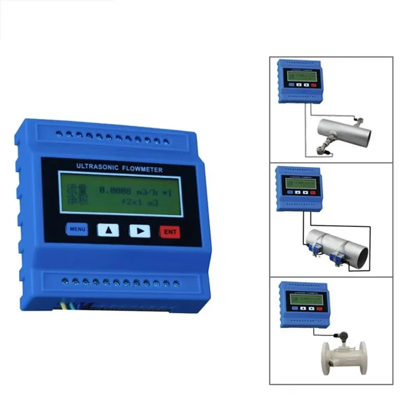 Modular-Ultrasonic-Flowmeter-External-Clamp-on-External-Sewage-Pure ...