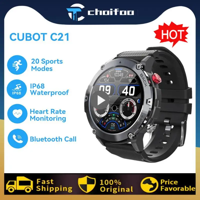 CUBOT-reloj-inteligente-C21-para-hombre-accesorio-de-pulsera-resistente ...