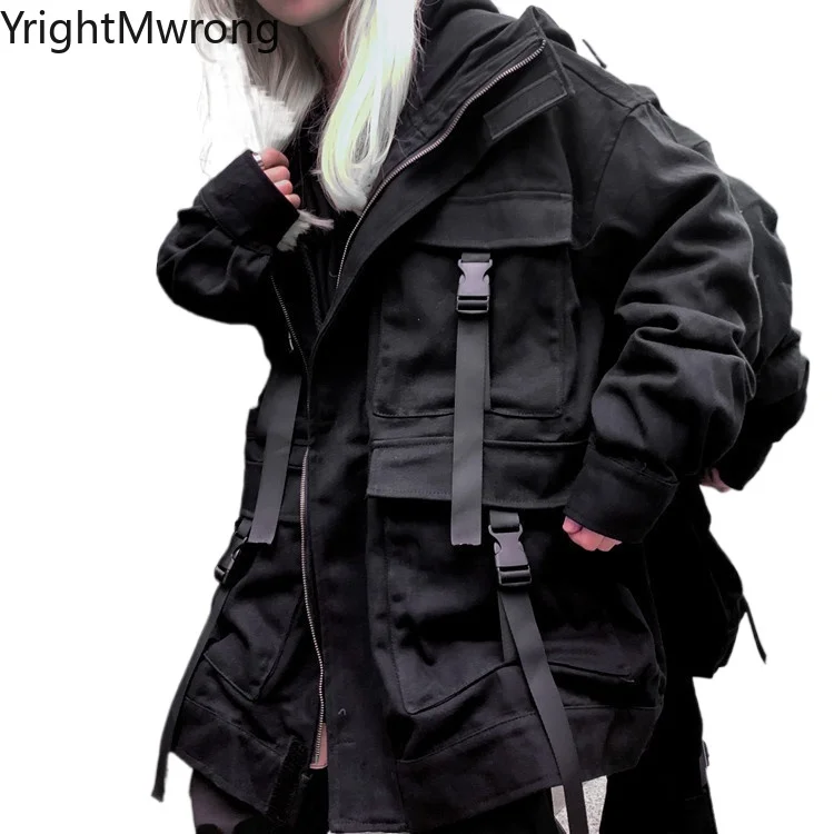 Techwear Jacket Windbreaker | Techwear Harajuku Jacket | Techwear ...