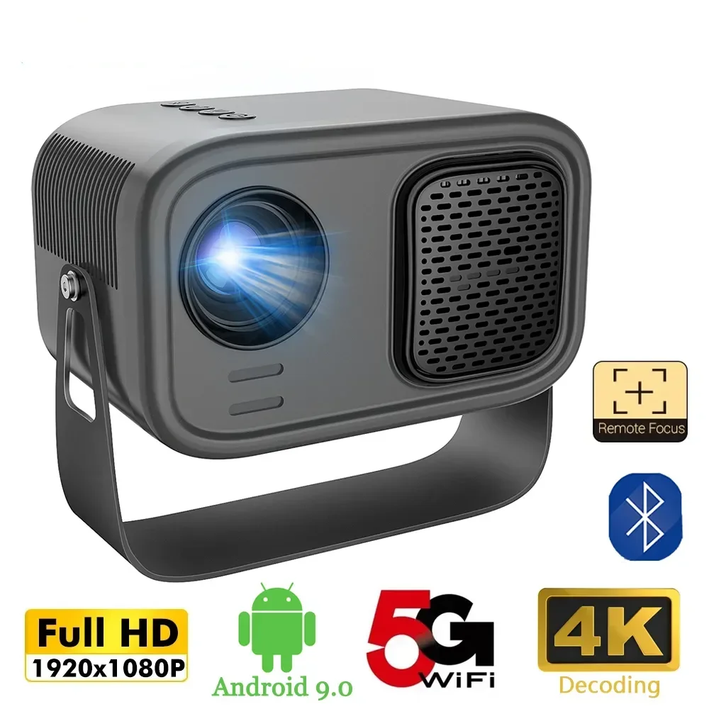 2024-P28A-Android-9-0-Mini-Projector-Video-Projector-Support-1080P-WiFi ...