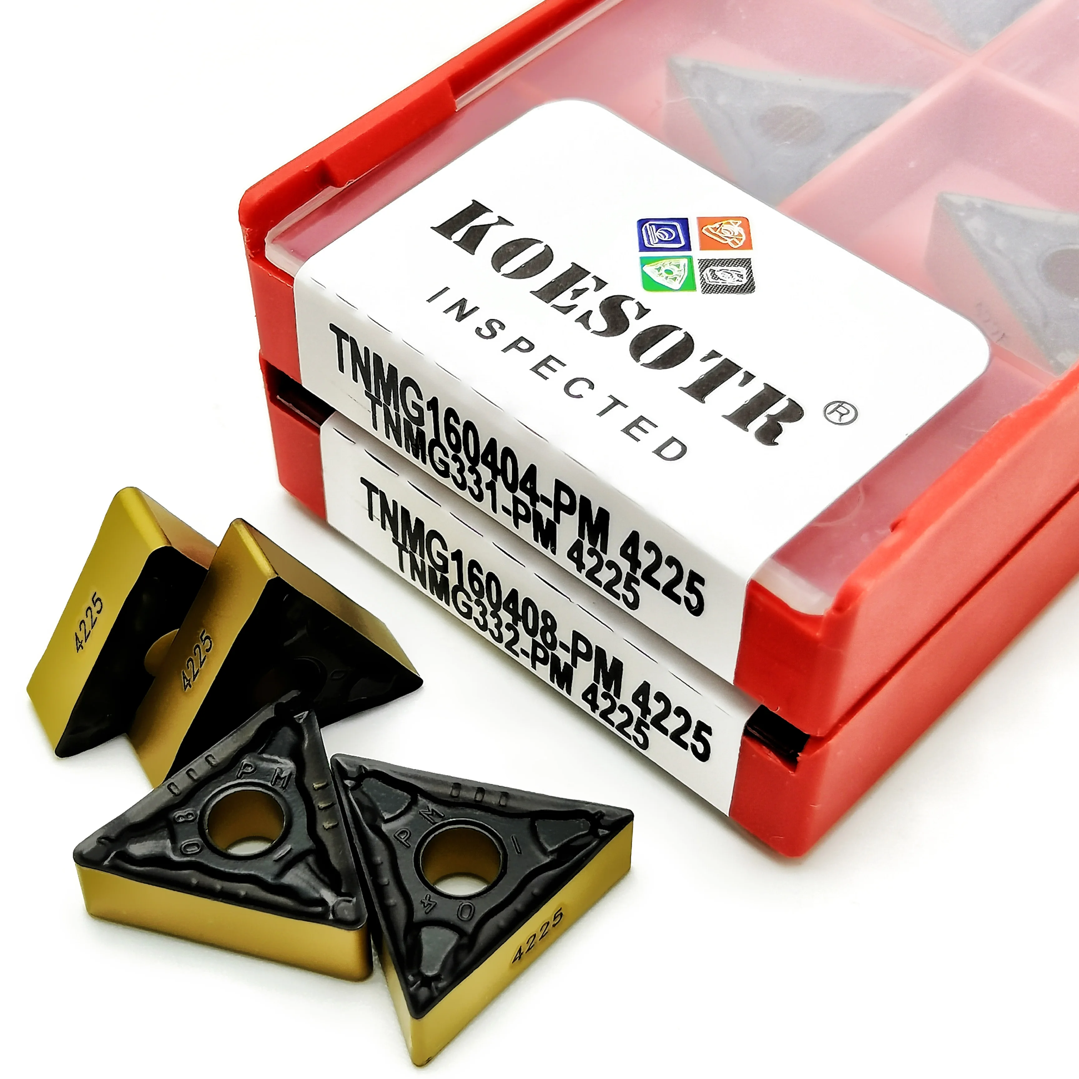 10 Tnmg160404 Pm 4225 Tnmg160408 Pm 4225 Carbide Inserts High Quality External Turning Tools ...