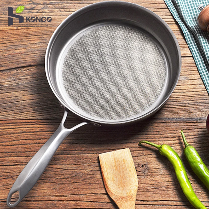 Honeycomb Frying Pan Titanium | Non-stick Titanium Cookware | Titanium ...