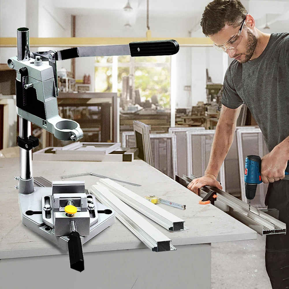 Table-Top-Drill-Fixed-Frame-Single-Head-Bench-Drilling-Machine-Chuck ...