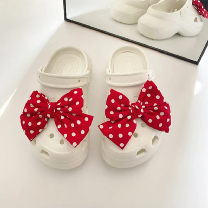 Fashion-Red-Bow-knot-Shoe-Charms-for-Clogs-Multicolored-Bow-Shoe ...