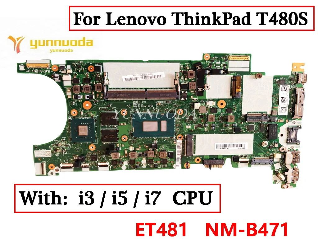 ET481-NM-B471-For-Lenovo-ThinkPad-T480S-Laptop-Motherboard-With-i3-i5 ...