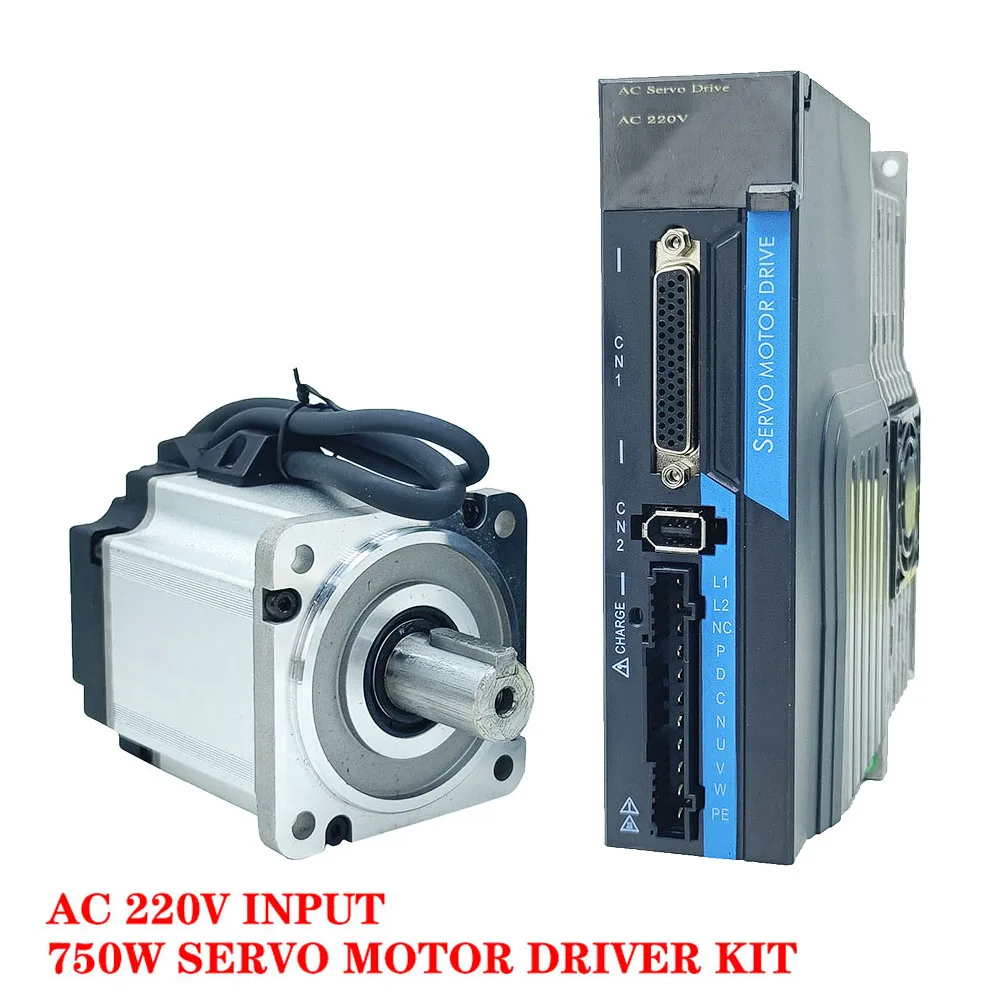 CNC-servo-motor-set-40-80-small-AC-400W750w-controller-driver-using ...