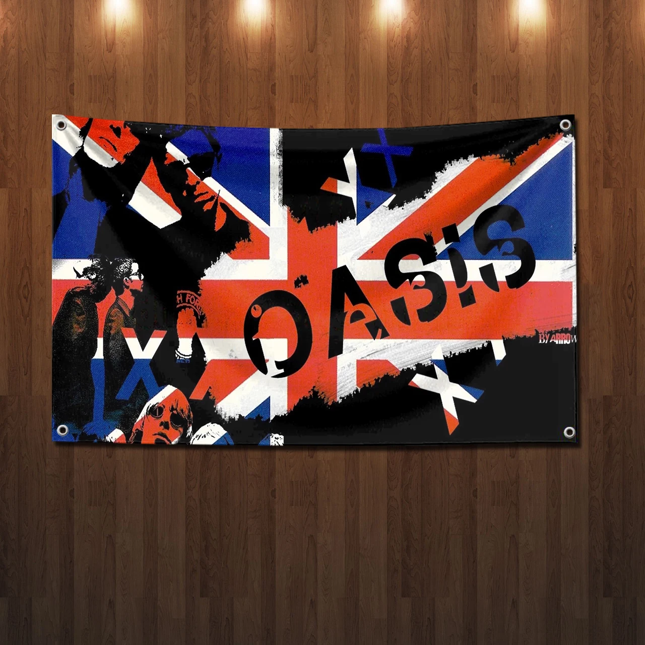 Oasis-Flag-Hanging-Flags-90x150cm-Banner-for-Room-Garage-Bar-Wall ...