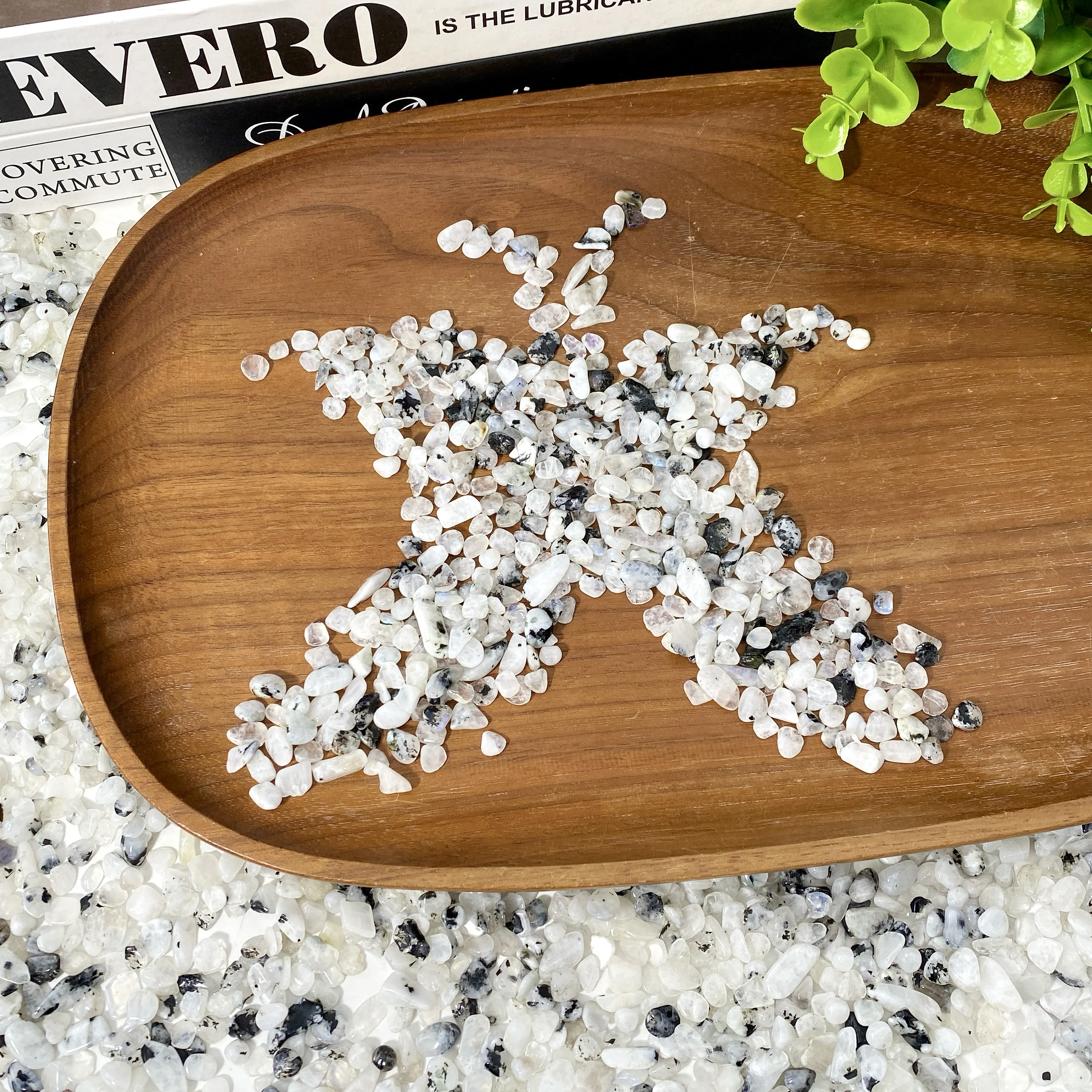 50g/100g 4-6mm Rainbow Moonstone Chips Natural Chip Stones,Perfect for ...