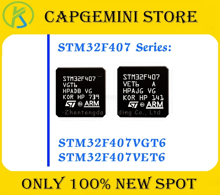 100-Brand-New-Original-STM32F407VGT6-STM32F407VET6-STM32F407VE-STM32F407VG-STM32F407-STM32F ...