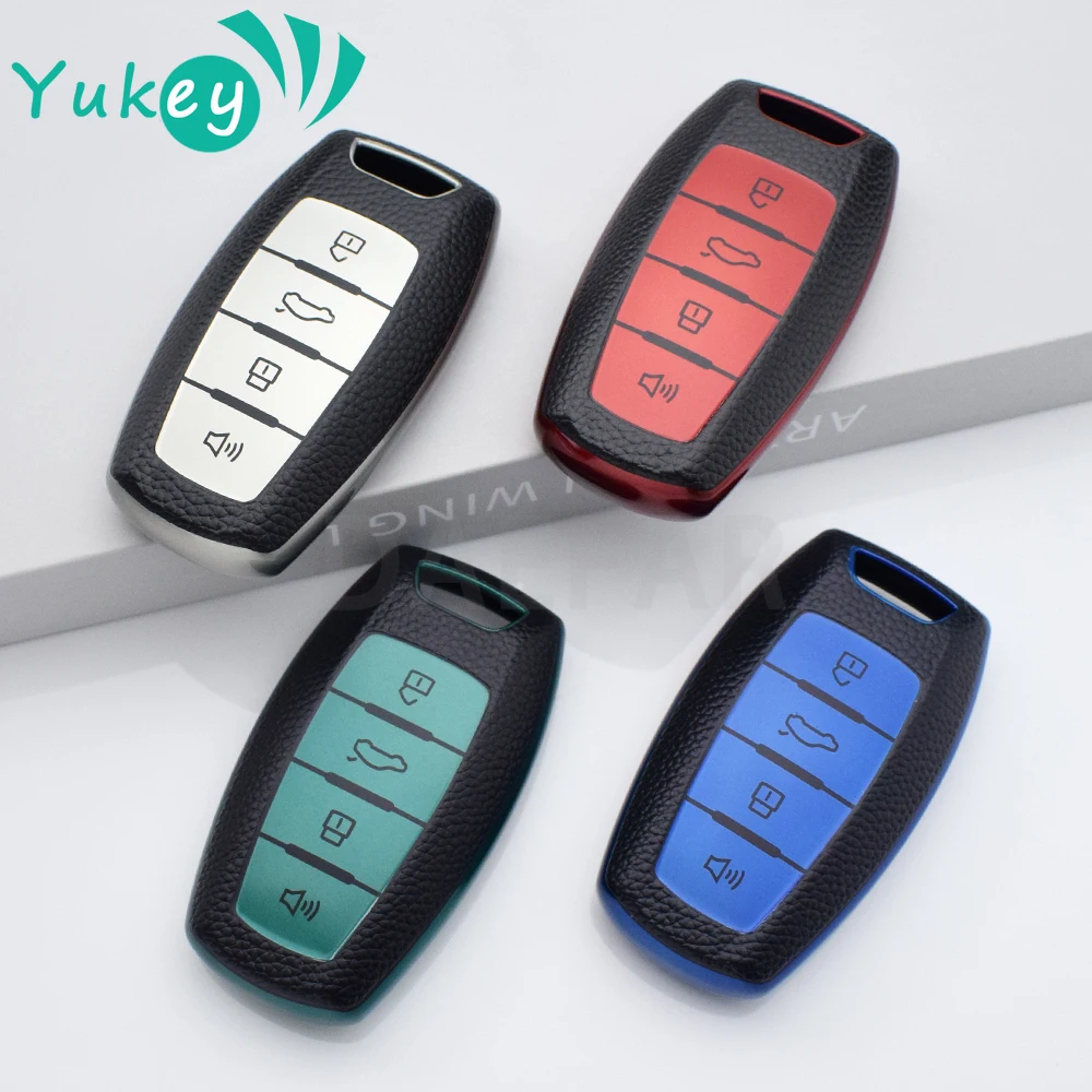 TPU Leather Car Key Cover Case for Great Wall Poer GWM Ute Cannon Pao P ...