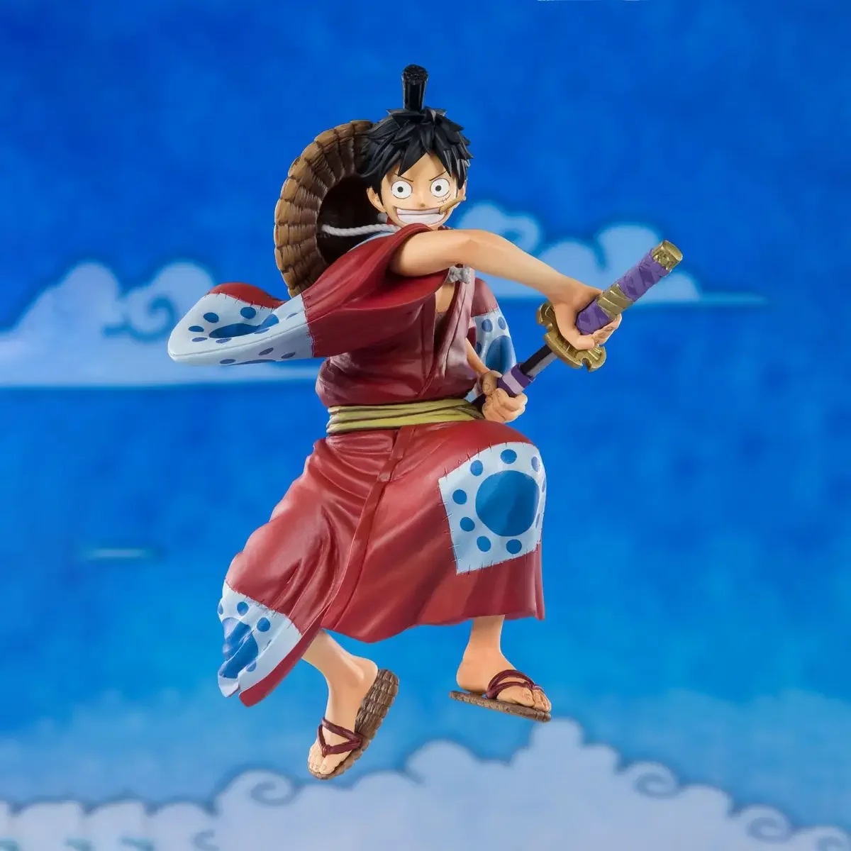 Figura de anime original Bandai Figuarts Zero One Piece, Wano, Luffy ...