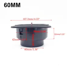 75mm / 60mmcar Air Vent Outlet Flat Diesel Heater Air Heater Ducting ...