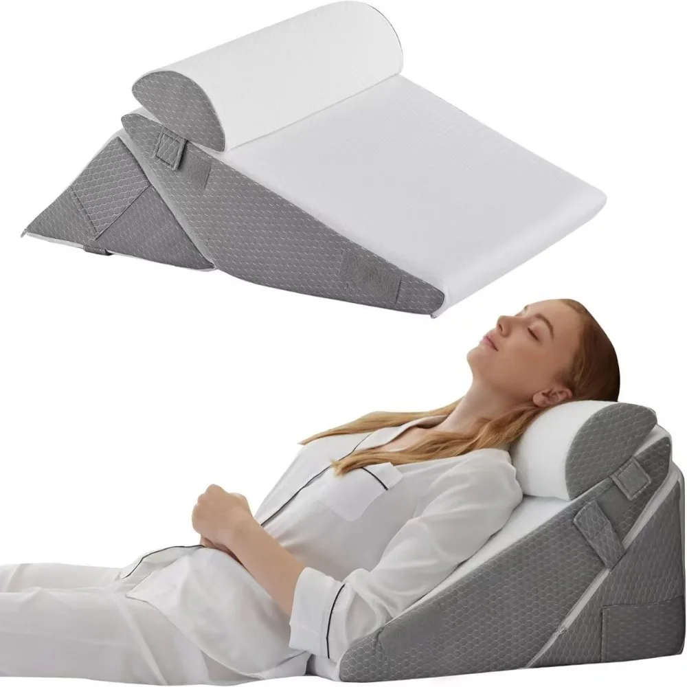Comfortable Multifunctional Wedge Pillows Adjustable Sponge Lumbar ...