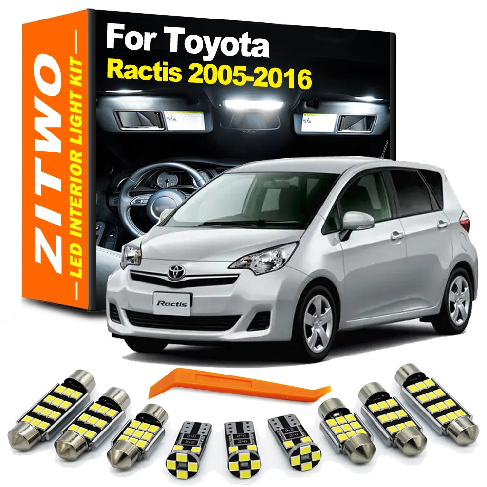 ZITWO-8Pcs-LED-Interior-Light-Plate-Trunk-Lamp-Kit-For-Toyota-Ractis ...